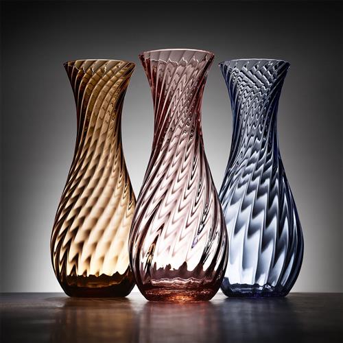 Quinn Modern Classic Rose Glass Carafe | Kathy Kuo Home