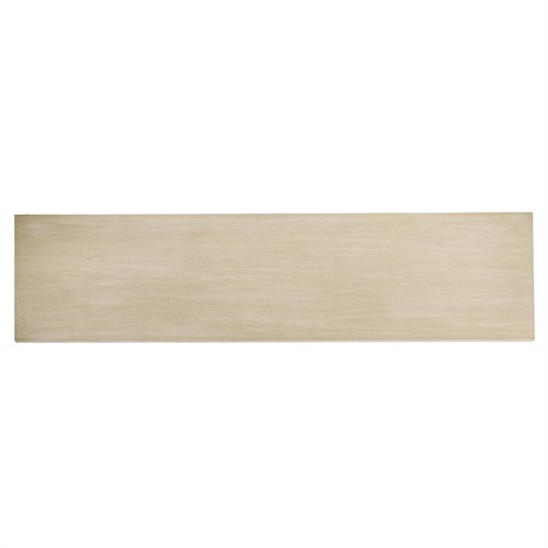 Irving Coastal Beach Whitewashed Oak Wood Double Dresser | Kathy Kuo Home