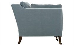 Madeline Slate Blue Sofa - 90" | Kathy Kuo Home