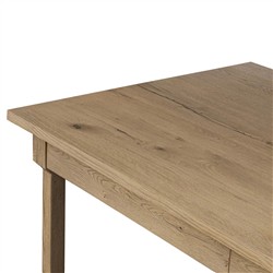 Edison Worn Oak Dining Table - 101" Over 100" W | Kathy Kuo Home