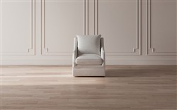 Romilly Pearl Swivel Chair | Kathy Kuo Home