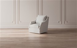 Romilly Pearl Swivel Chair | Kathy Kuo Home