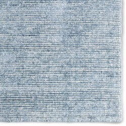 Jeziel Modern Classic Dusty Blue Bamboo Silk Solid Rug - 9'x12' 9'x12 ...
