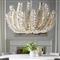 Palecek Coco Magnolia Coastal Beach Hand-Cut Coco Shell Oversized Pendant