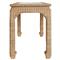Worlds Away Verra Coastal Beach Natural Woven Rattan Desk | Kathy Kuo Home
