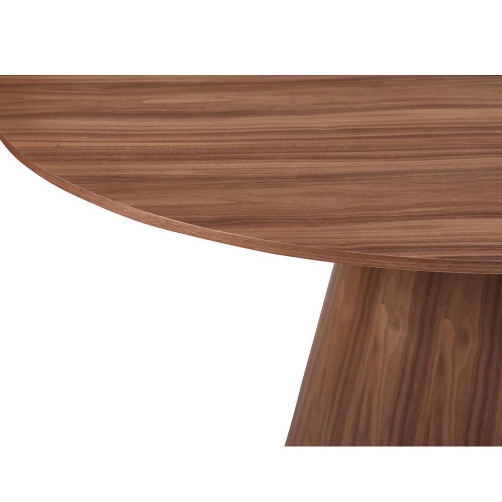 Braydon Rustic Lodge Dark Brown Walnut Wood Round Dining Table - Large ...