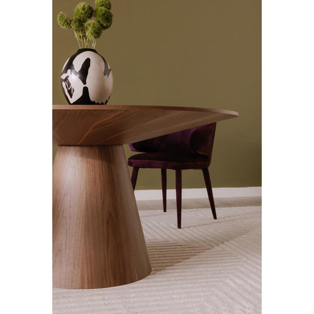 Braydon Rustic Lodge Dark Brown Walnut Wood Round Dining Table - Large ...