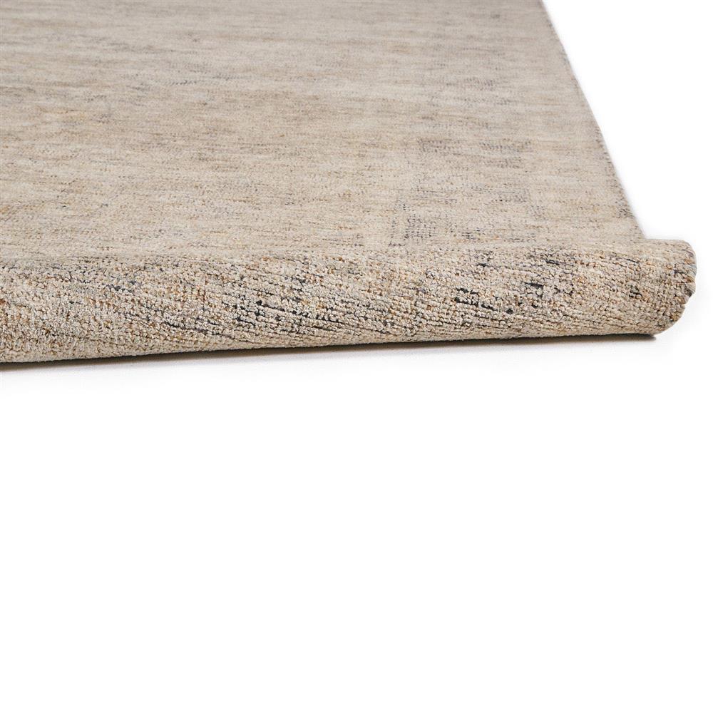 Lily Global Bazaar Brown Wool Geometric Patterned Rug - 3'6"x5'6"