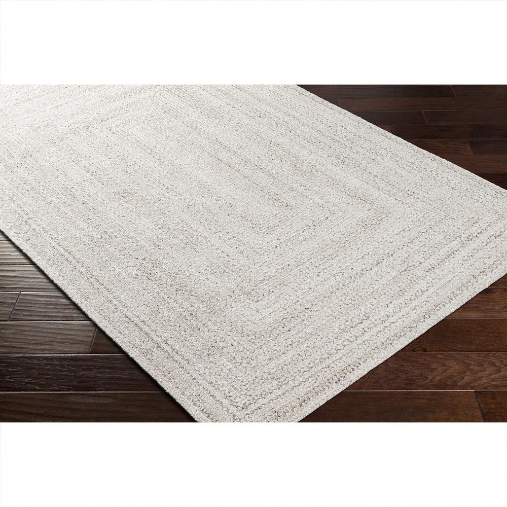 Ali Modern Classic Light Grey Textured Solid Rug - 5'x7'6" | Kathy Kuo Home