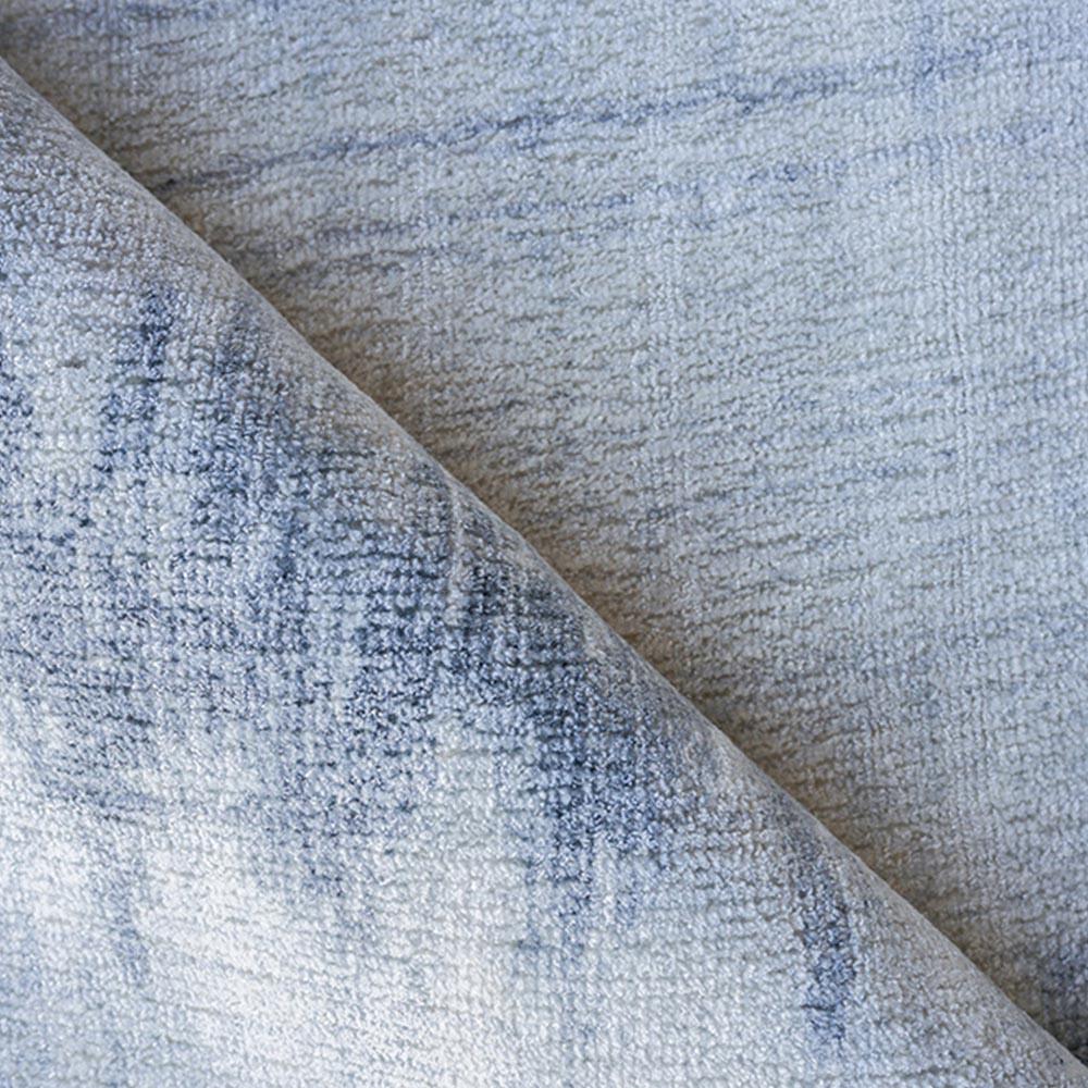 Chloe Modern Classic Light Blue Wool Patterned Rug - 8'x10'