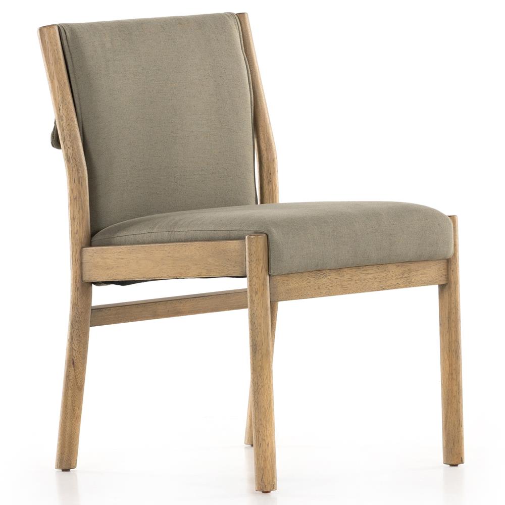 Daisy Rustic Lodge Olive Green Performance Wood Dining Side Chair ...