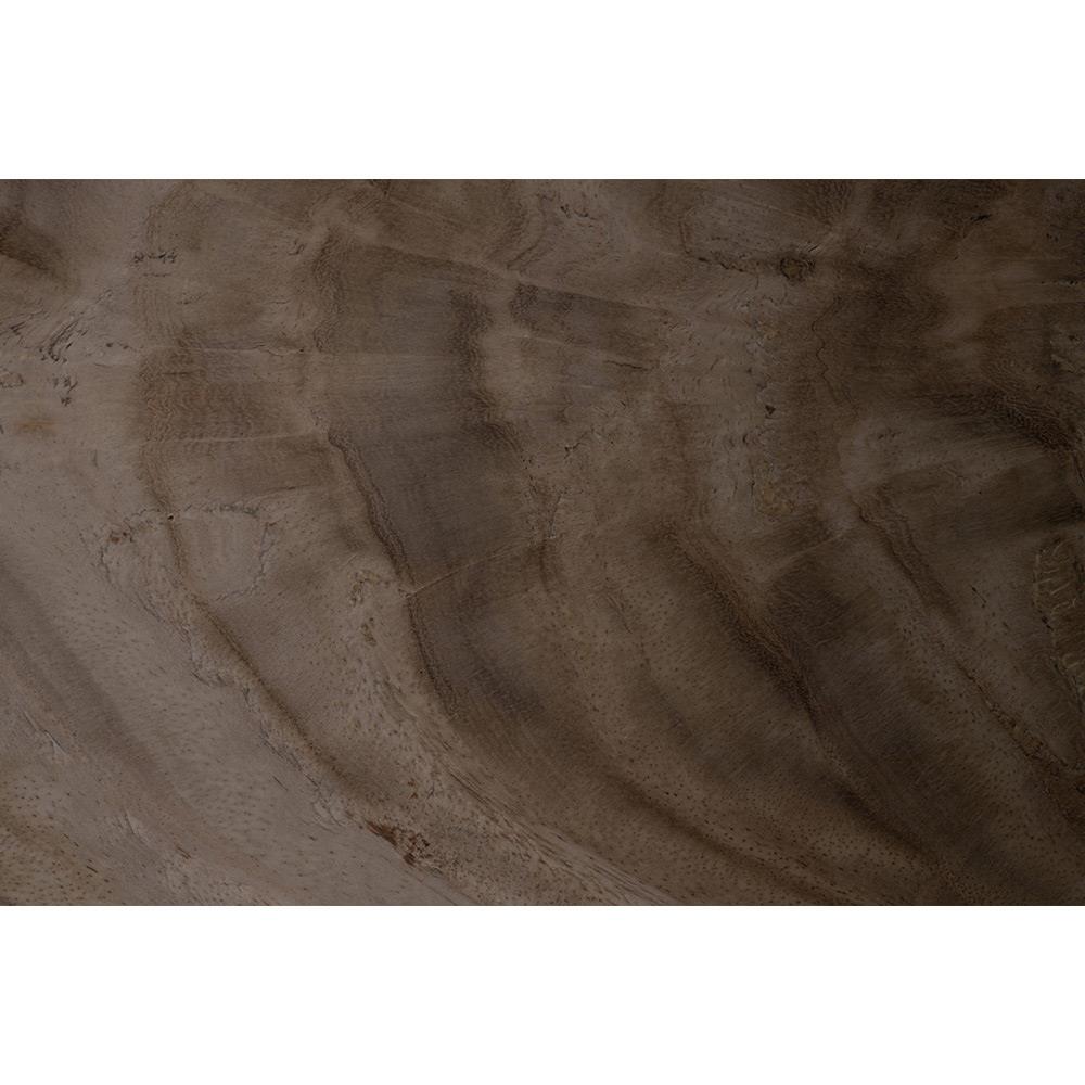 Caleigh Textured Metal Raw Wood Accent 2 Tier Rectangular Coffee Table ...