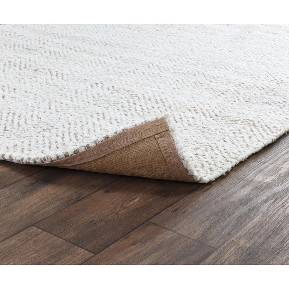 Hedi Modern Classic White Herringbone Patterned Jute Rug - 9'x12' 9'x12 ...