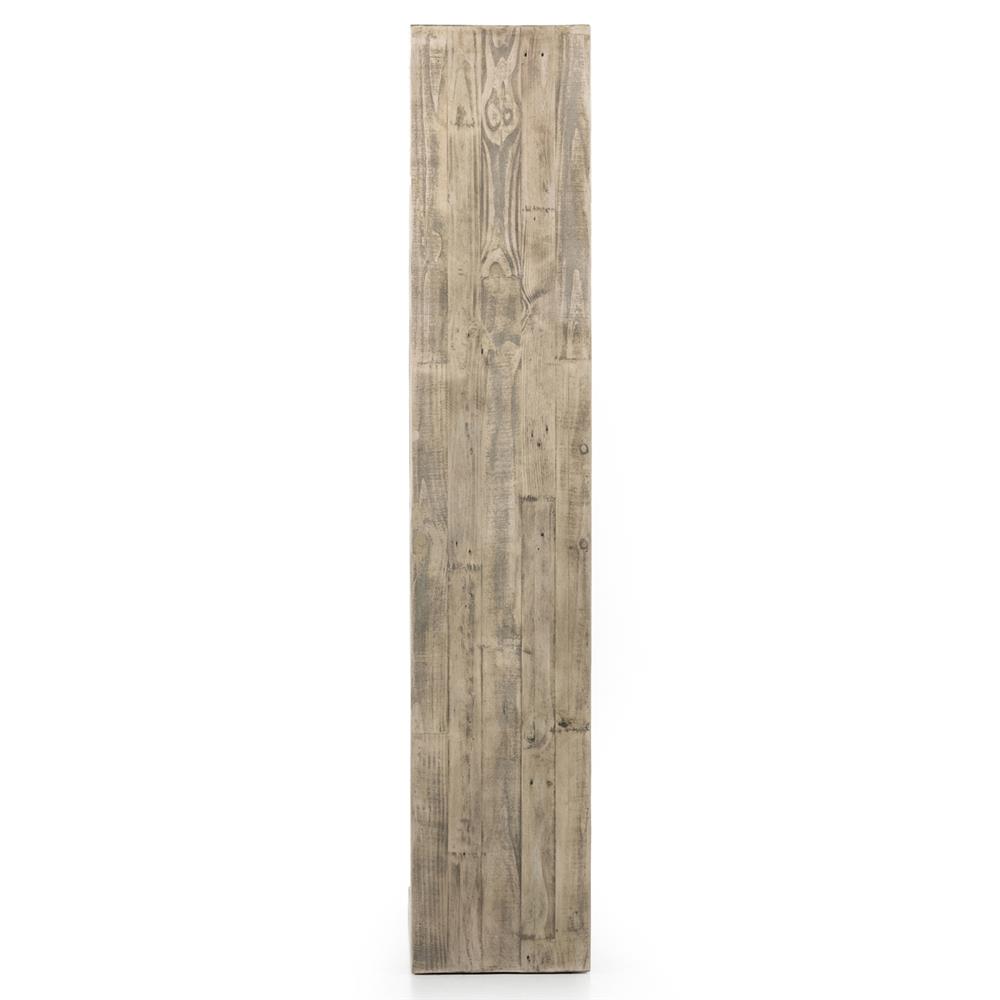 Rayan Rustic Lodge Grey Reclaimed Pine Wood Rectangular Console Table