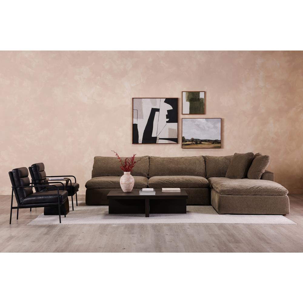 Edgar Rustic Lodge Dark Brown Oak Wood Rectangular Coffee Table 41" W ...