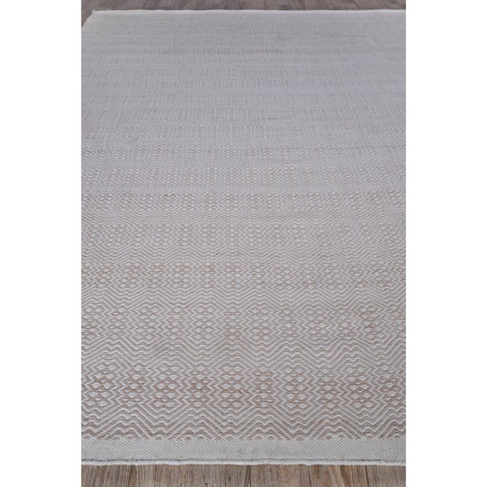 Bennett Light Beige Diamond Patterned Indoor Outdoor Rug - 8'x10'
