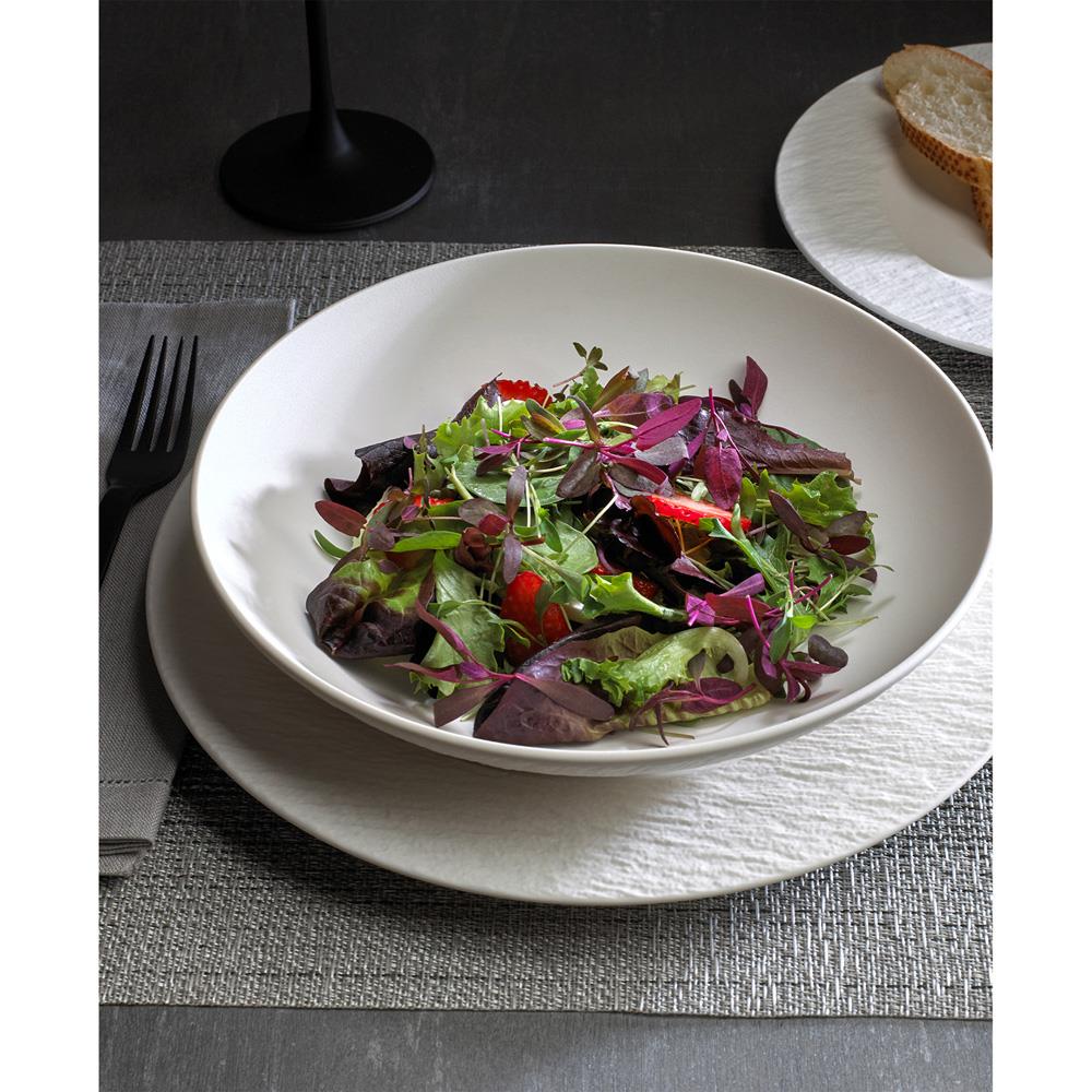 Manufacture Rock Blanc White Porcelain 12 Piece Dinnerware Set | Kathy ...