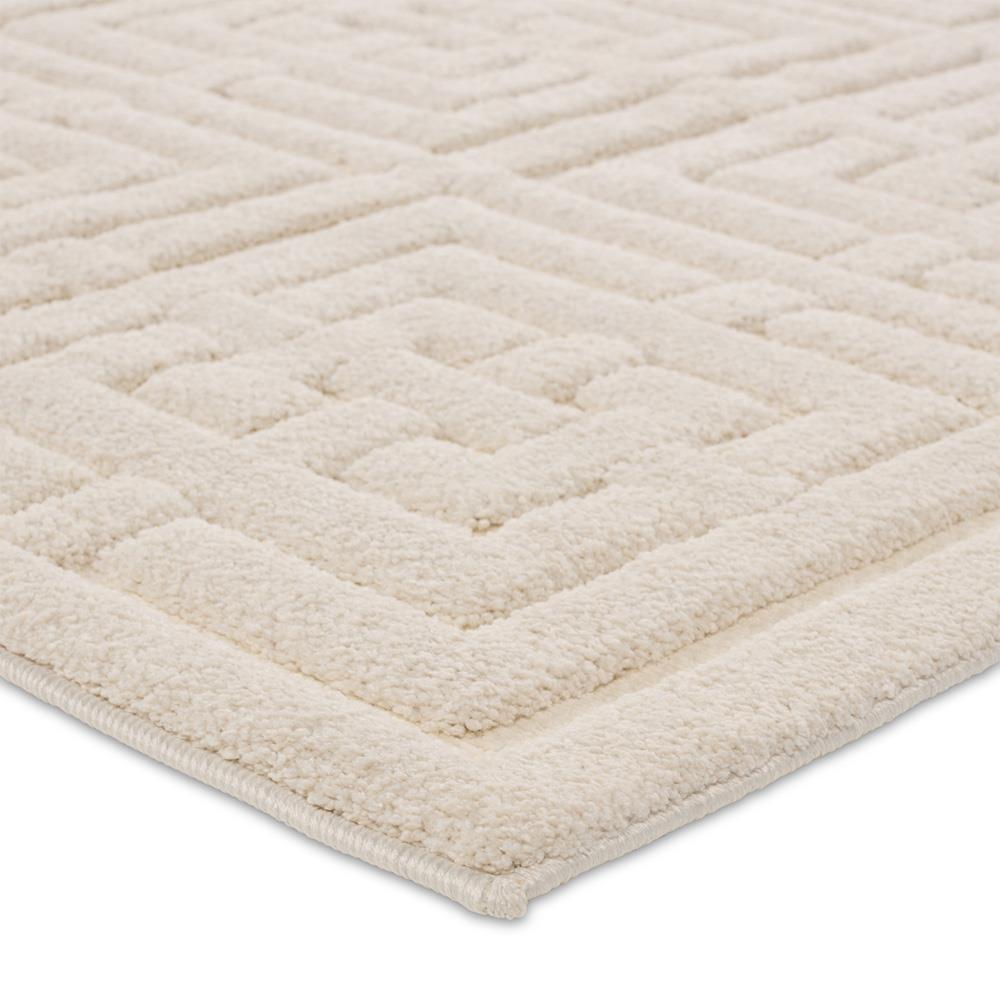 Maelle Modern Classic Geometric Cream Patterned Rug - 6'7"x9'6"