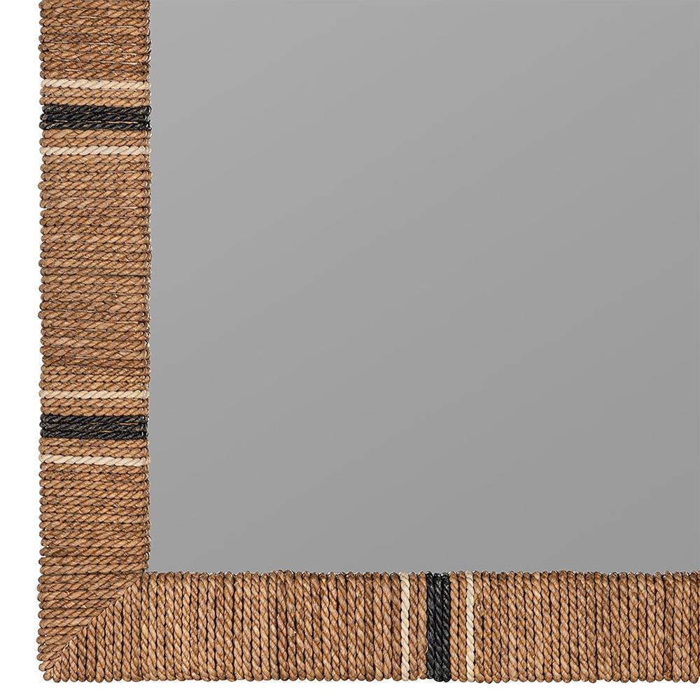 Tatum Coastal Natural Jute Woven Frame Rectangular Wall Mirror Medium ...