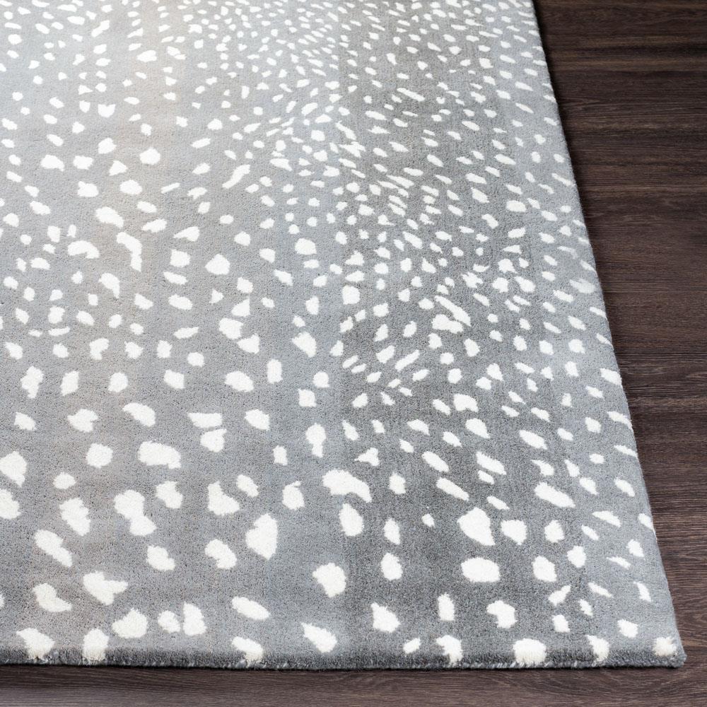 Eleanor Modern Classic Grey Wool Animal Patterned Rug - 8'x11' 8'x10 ...