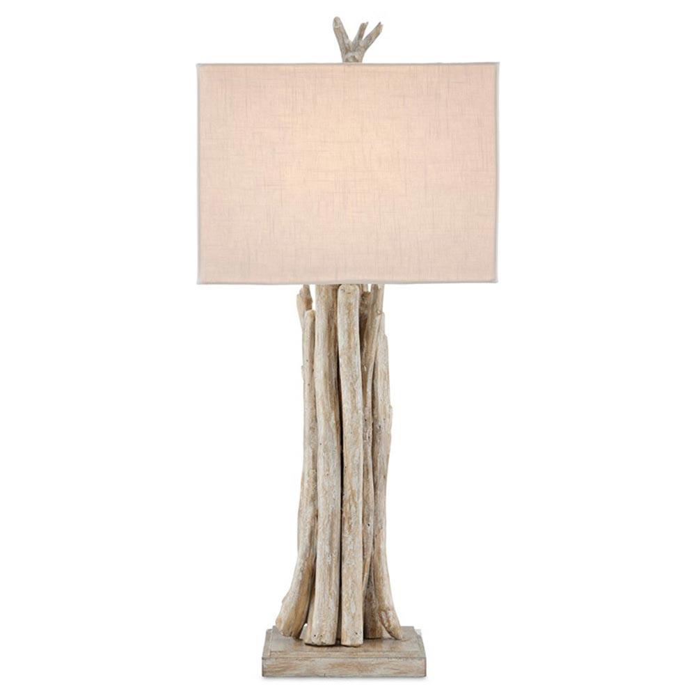 Connor Rustic Lodge Whitewash Driftwood Table Lamp Extra Tall (Over 32 ...