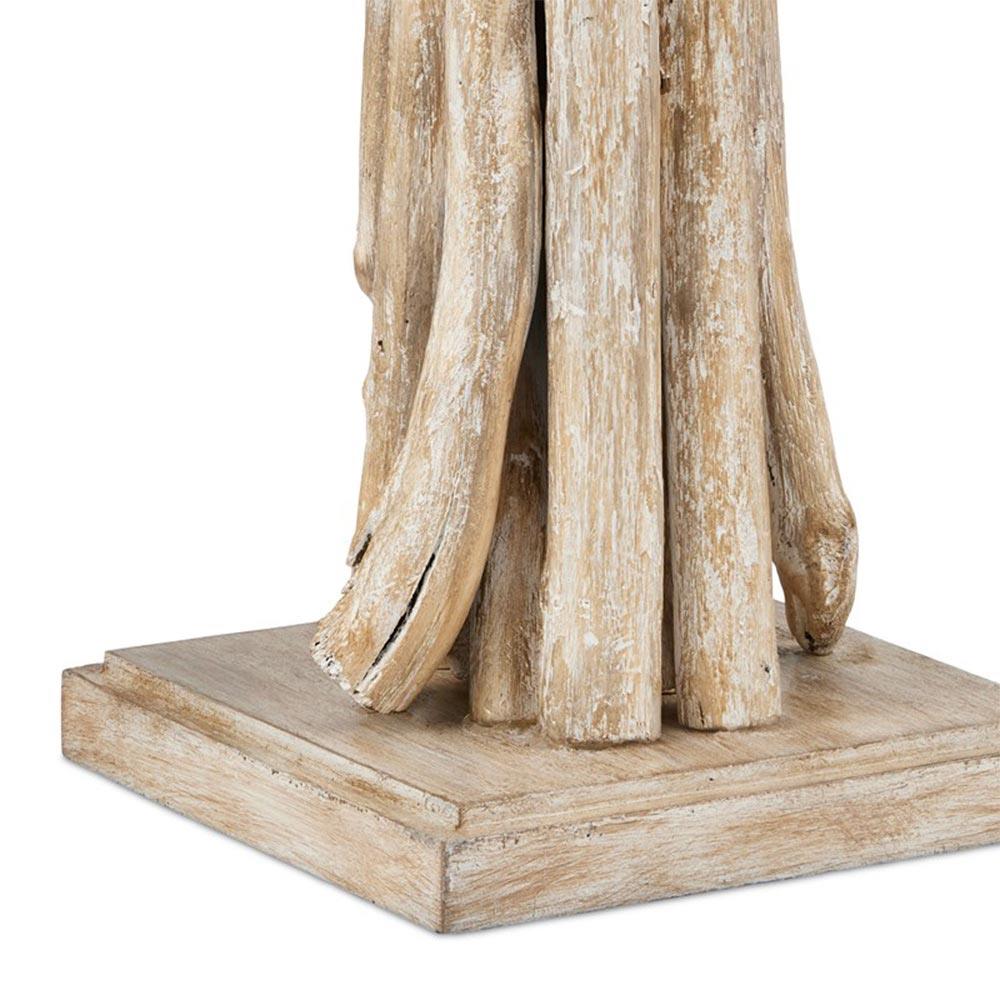 Connor Rustic Lodge Whitewash Driftwood Table Lamp Extra Tall (Over 32 ...