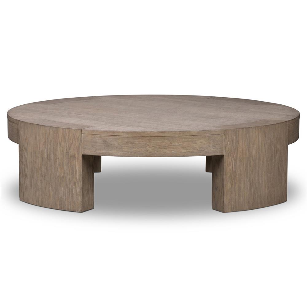 Shelby Rustic Lodge Natural Wood Round Coffee Table - 48" 41" W - 50" W ...