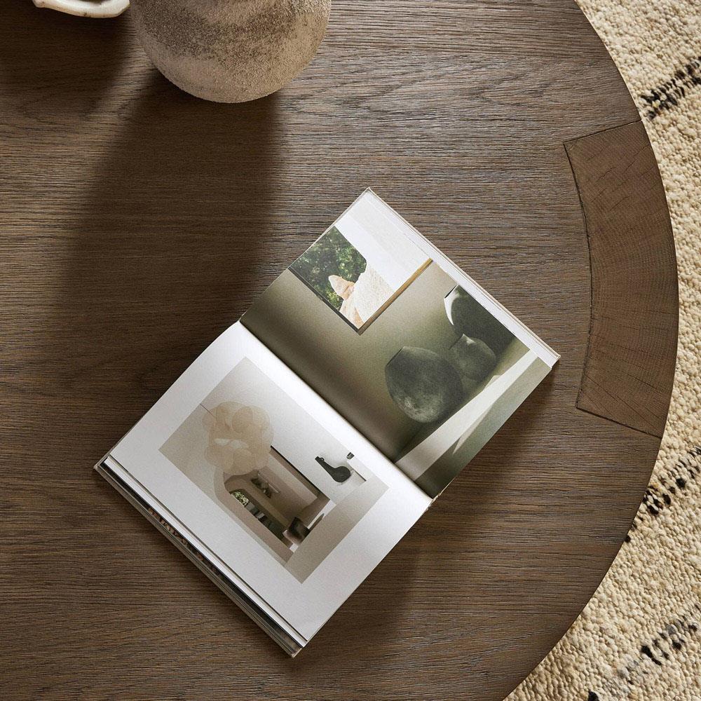 Shelby Rustic Lodge Natural Wood Round Coffee Table - 48" 41" W - 50" W ...