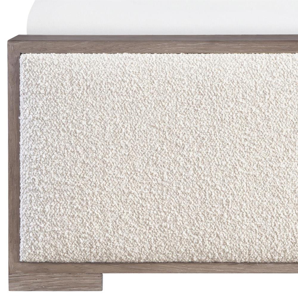 Ingrid Modern Classic Beige Boucle Upholstered Wood Bed - King King ...