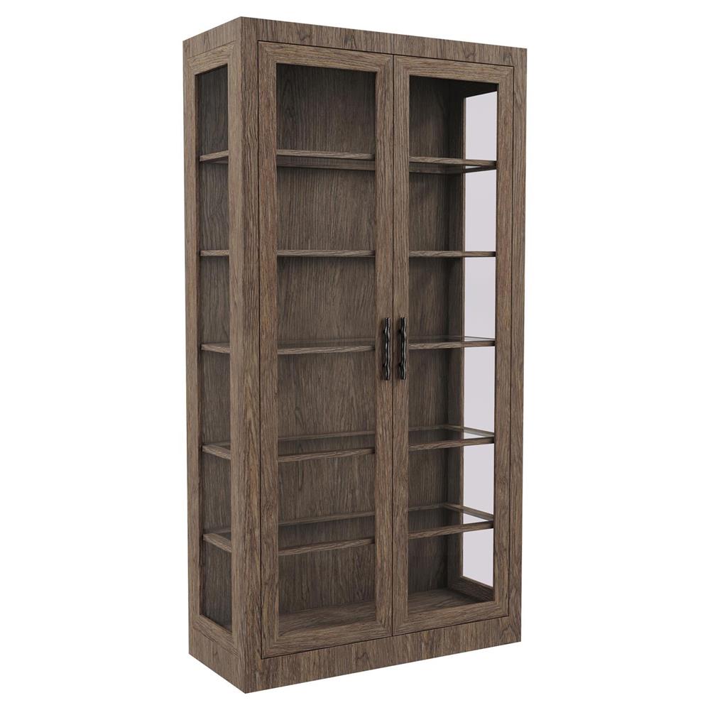Ingrid Modern Classic Brown Wood Display Case Standard (20 - 50 W ...