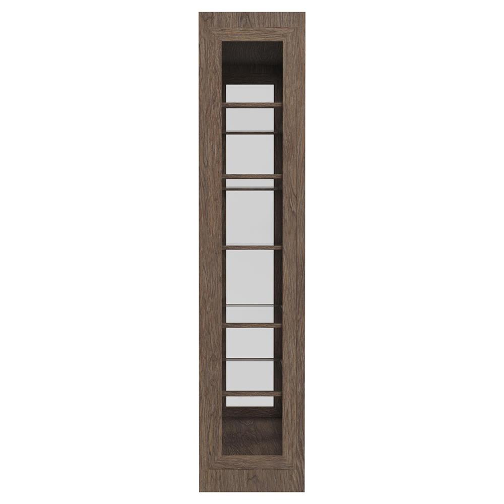 Ingrid Modern Classic Brown Wood Display Case Standard (20 - 50 W ...