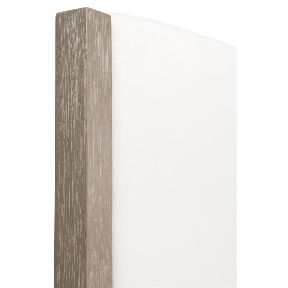 Emily Rustic Lodge Pearl White Performance Natural Grey Wood Bed ...