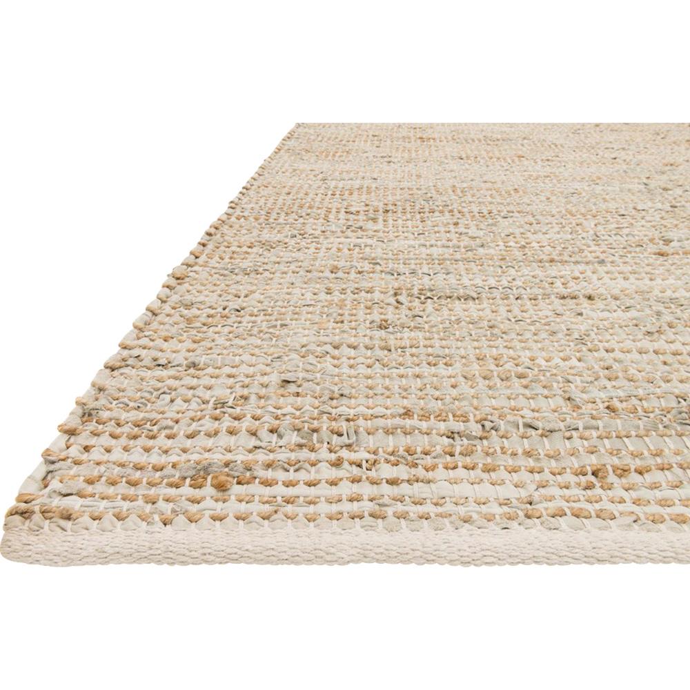 Orlin Coastal Ivory Jute Leather Woven Rug - 7'9"x9'9" 8'x10' | Kathy ...