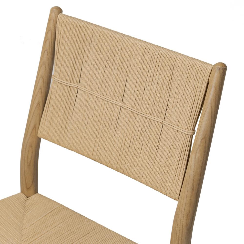 Dara Natural Paper Cord Counter Stool | Kathy Kuo Home