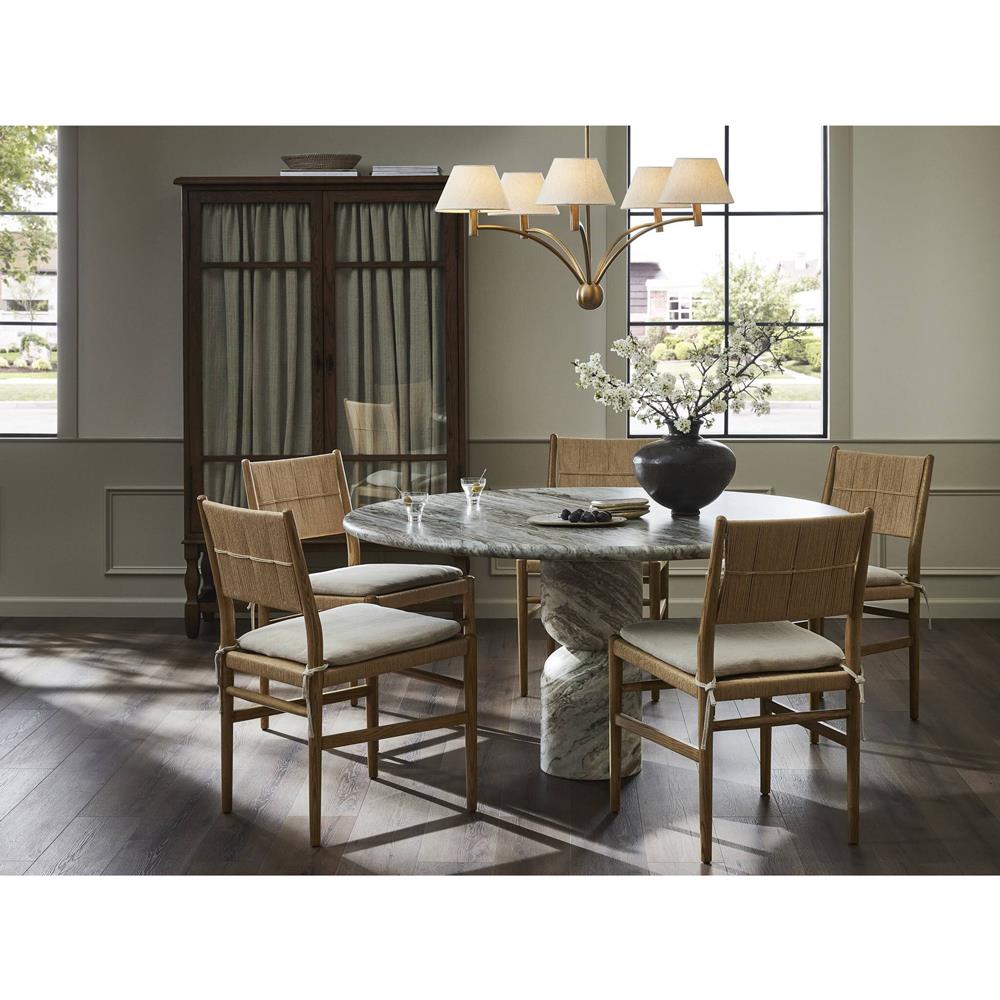 Dara Broadway Dune Linen Dining Chair