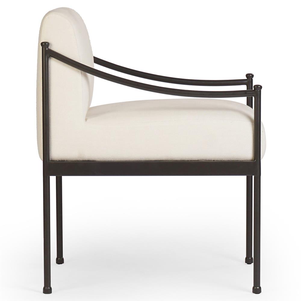 Granger Bombay Flax Outdoor Dining Chair | Kathy Kuo Home