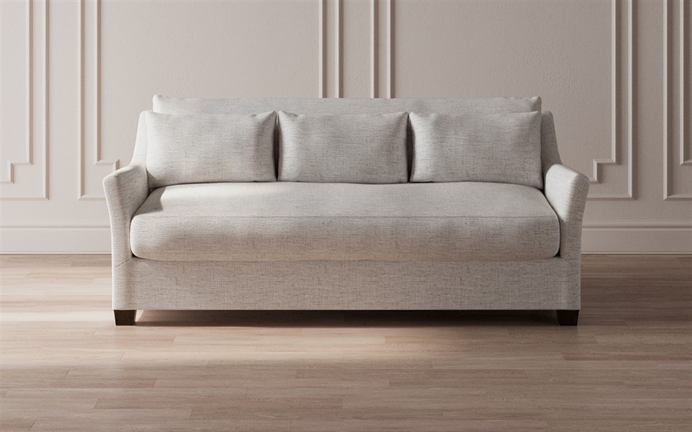 Pauline Slate Blue Sofa - 85" | Kathy Kuo Home
