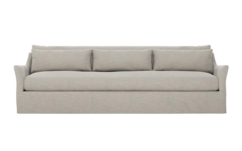Pauline Dove Performance Slipcovered Sofa - 110” | Kathy Kuo Home