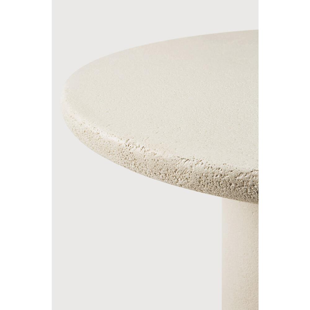Riona Modern Classic Off White Round Dining Table - 36" 31" W - 40" W ...
