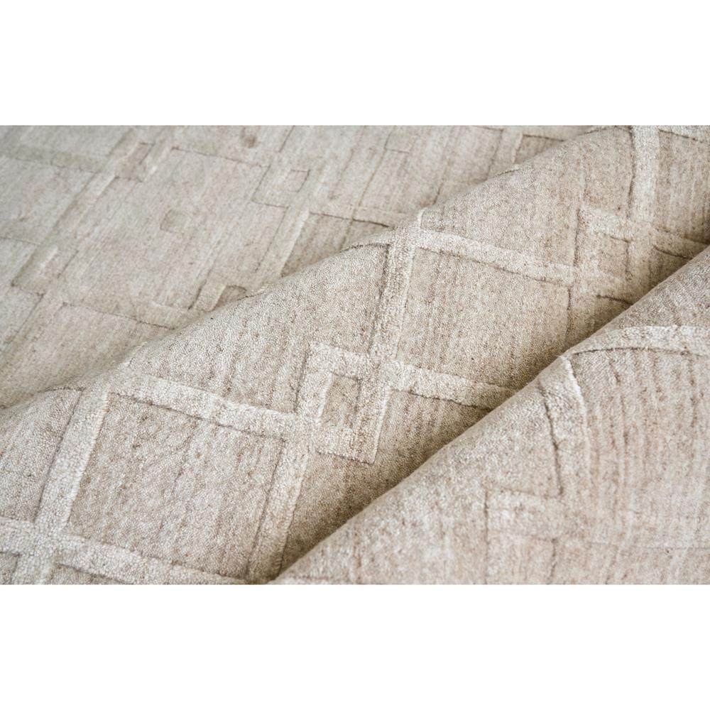 Aurora Modern Beige Wool Textured Solid Rug - Sample Sample | Kathy Kuo ...