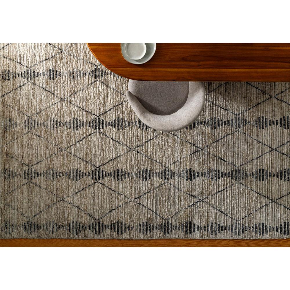 Blanca Global Bazaar Beige Diamond Shag Indoor Outdoor Hand Knotted Rug ...