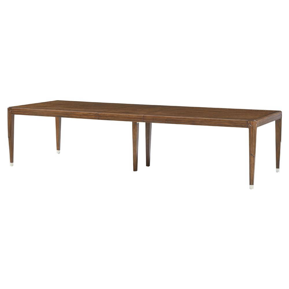 Dante Mayfair Wood Extendable Dining Table - 105-128" Over 100" W ...