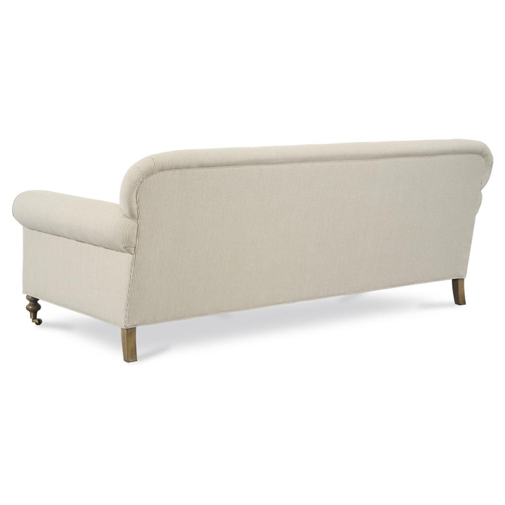 Riley Updated Traditional Cream Performance Sofa - 86" 71" W - 80" W ...