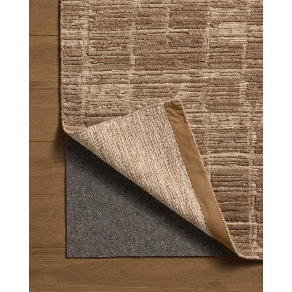 Salem Mid Century Modern Brown Wool Textured Solid Rug - 2'x3' 2'x3 ...