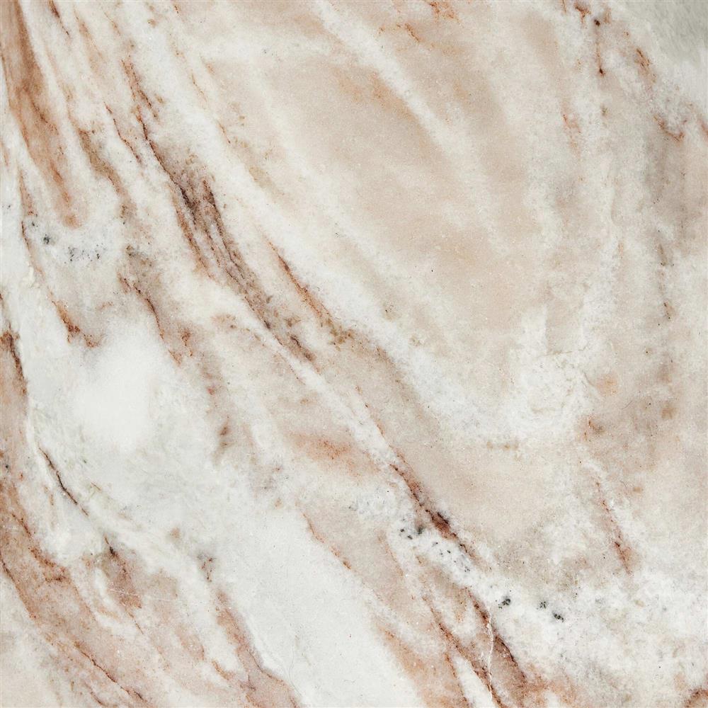 Alastair Modern Classic Beige Marble Round End Table | Kathy Kuo Home