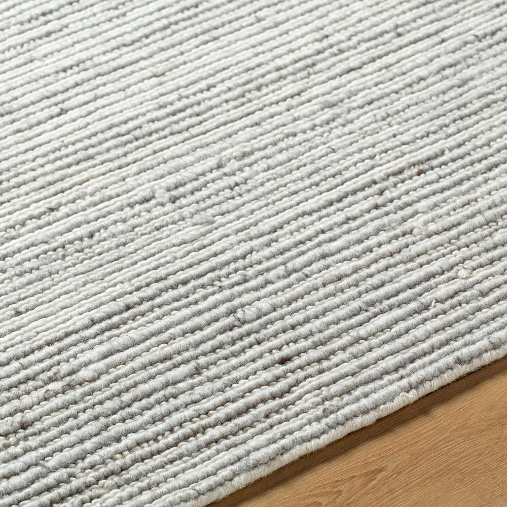 Benny Modern Classic Light Grey Wool Marled Rug - 8'x10' 8'x10' | Kathy ...