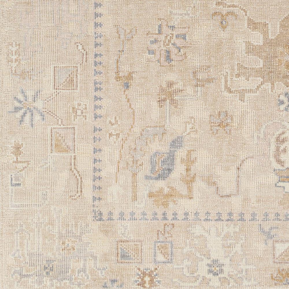 Emory French Country Beige Oushak Patterned Hand Knotted Rug - 6'x9' 6 ...
