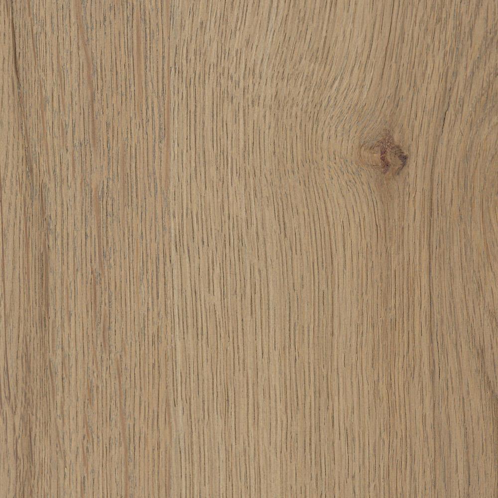 Arlette Coastal Beach White Carrara Marble Brown Oak Kitchen Island - 72"