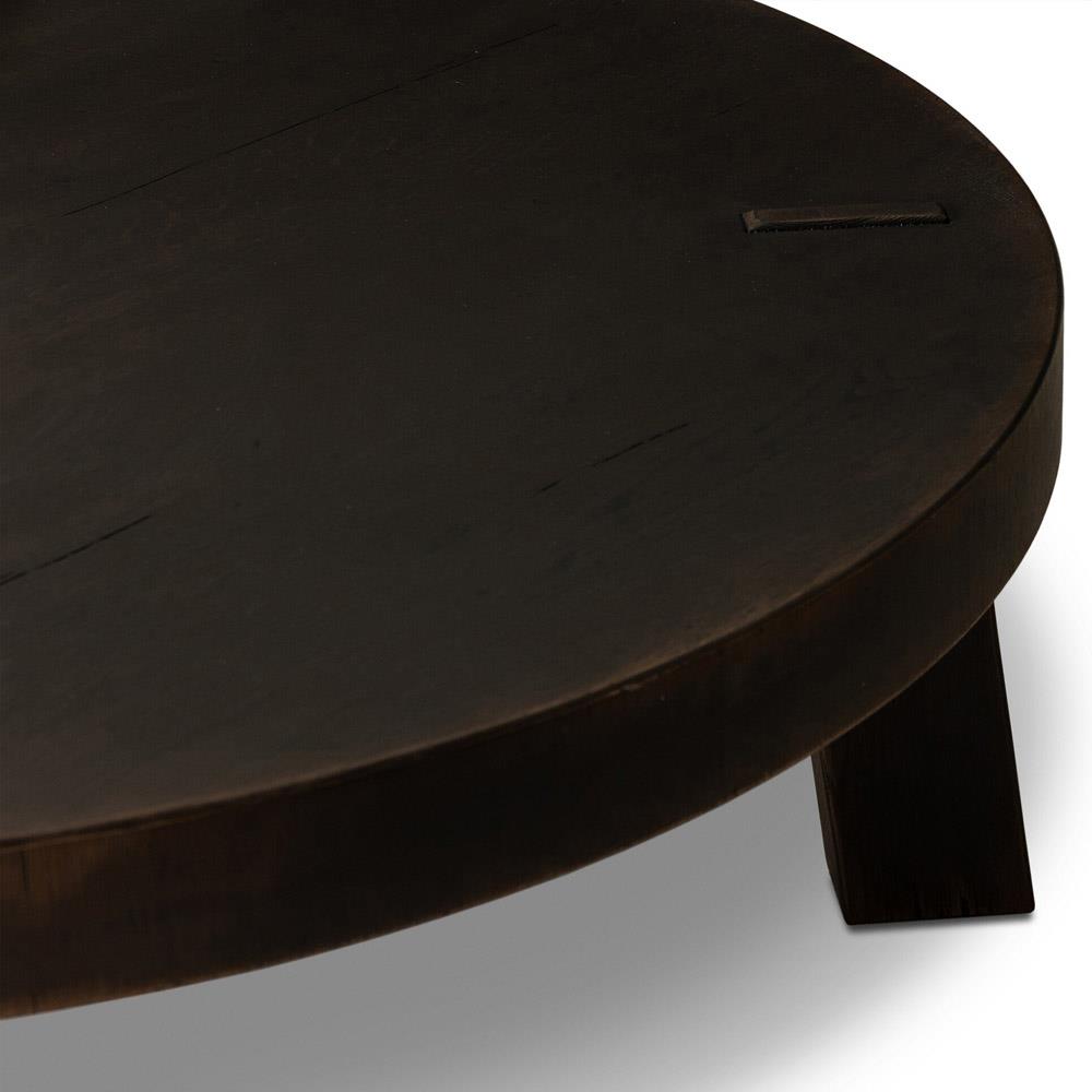 Sadira Burnt Oak Coffee Table | Kathy Kuo Home