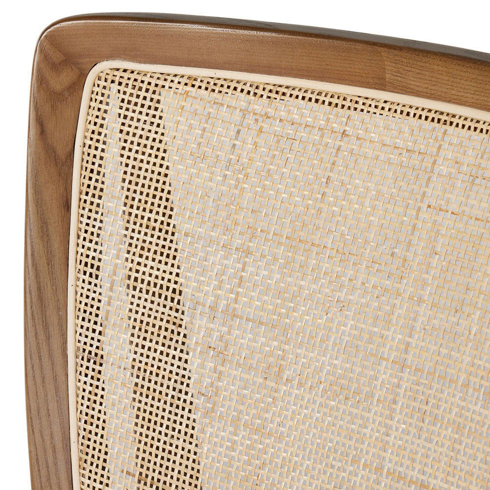 Morgan Coastal Beach Cream Performance Natural Cane Dining Side Chair ...